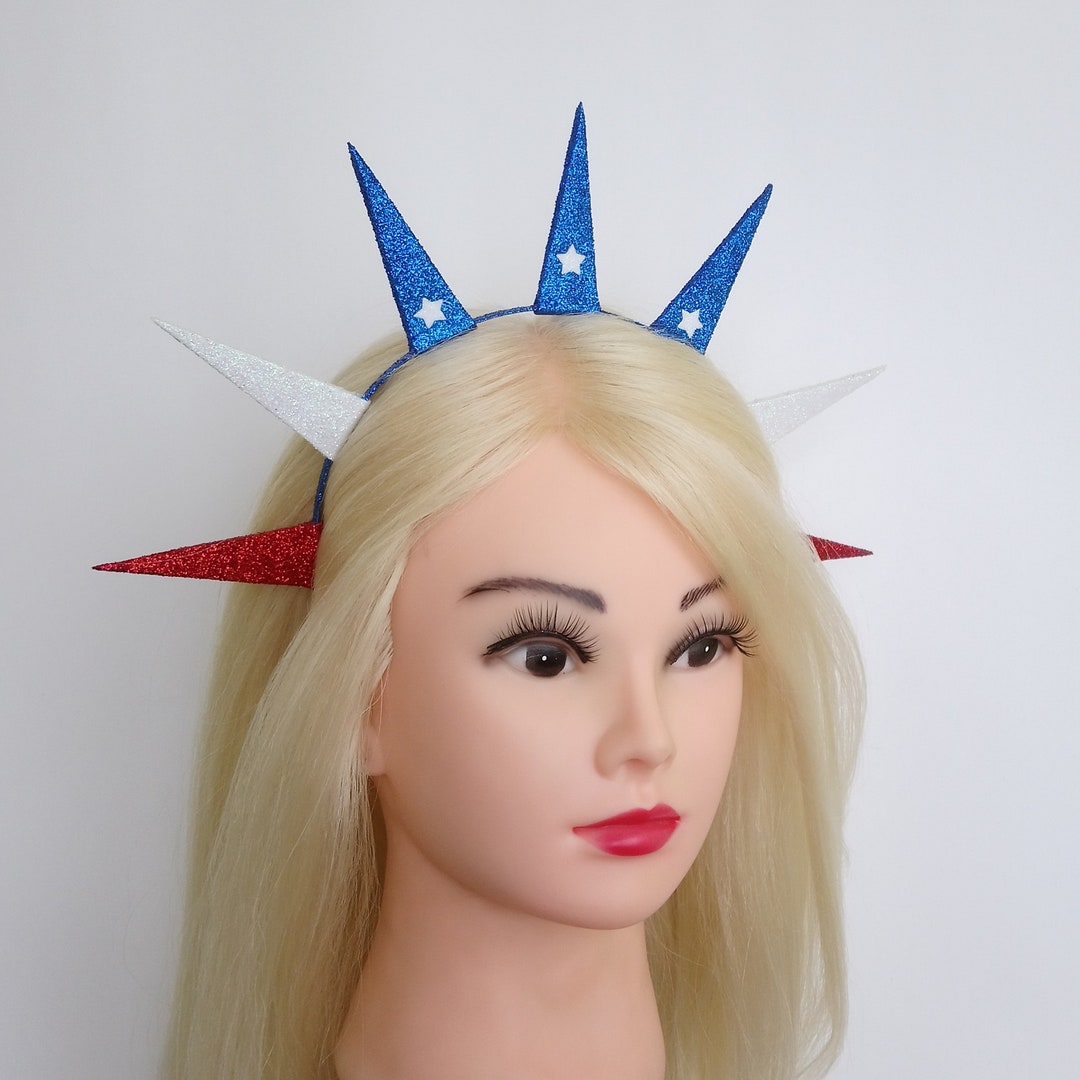 Statue Liberty Crown Patriotic Headpiece 4th July Headband - Etsy