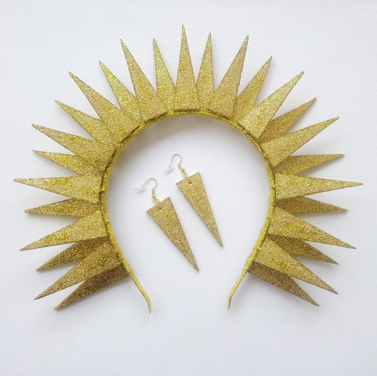 Gold Rays Crown Gold Sun Headband Sun Queen Headdress Sun Halo - Etsy