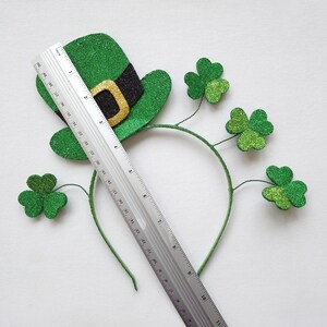 St. Patrick's Day Headpiece Shamrock Headband Leprechaun Hat - Etsy