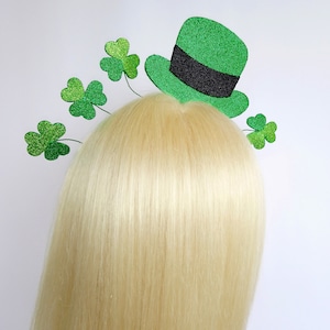 St. Patrick's Day Headpiece Shamrock Headband Leprechaun Hat - Etsy