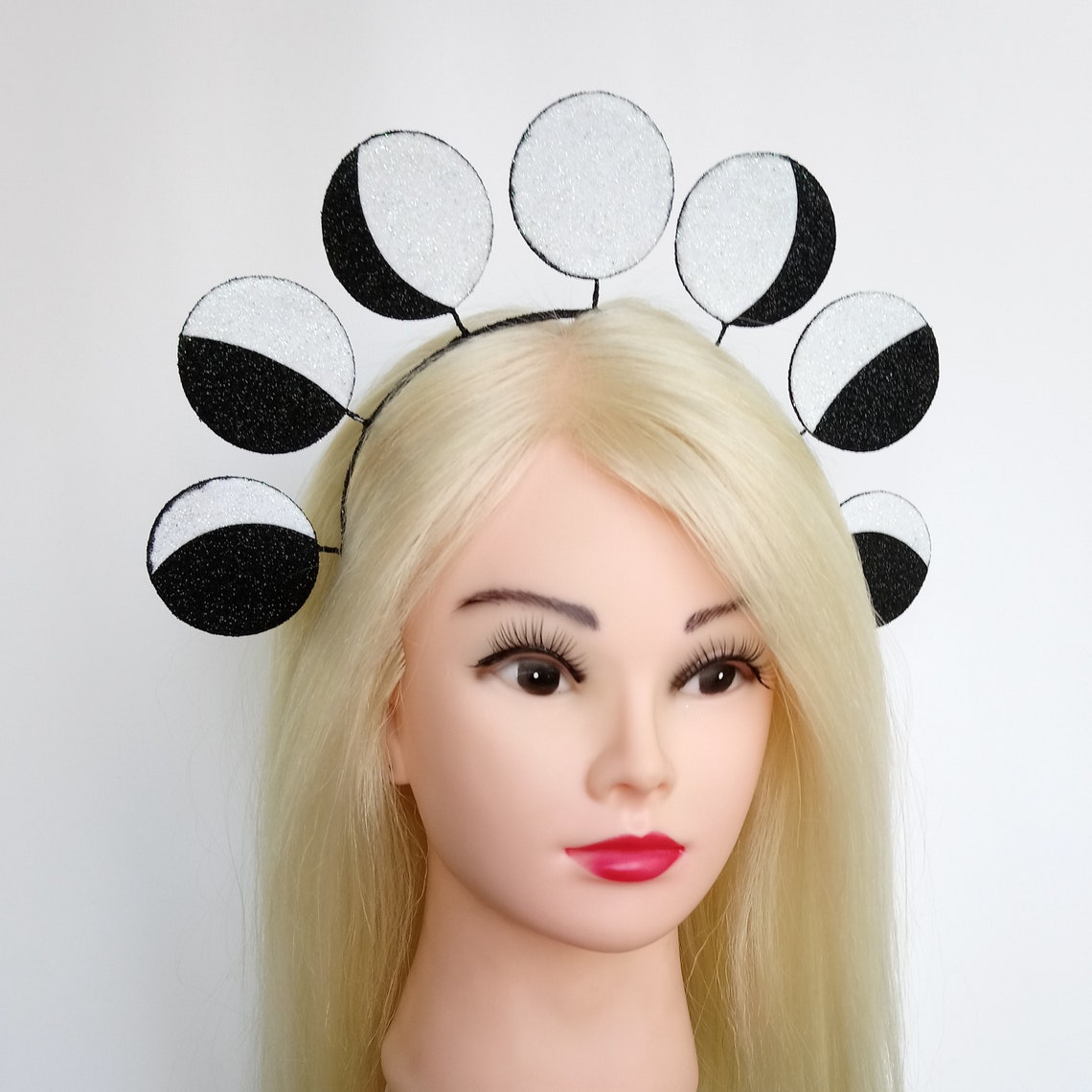 Moon Phase Headpiece Celestial Moon Headband Witch Headdress | Etsy