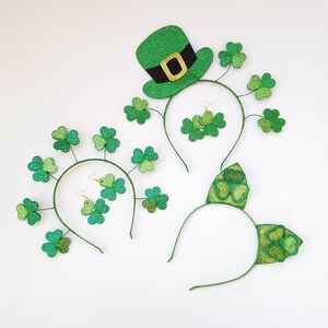 St. Patrick's Day Headband Shamrock Headpiece - Etsy