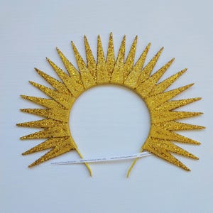 Gold Sun Halo Crown Sun Queen Headdress Celestial Headpiece Festival ...