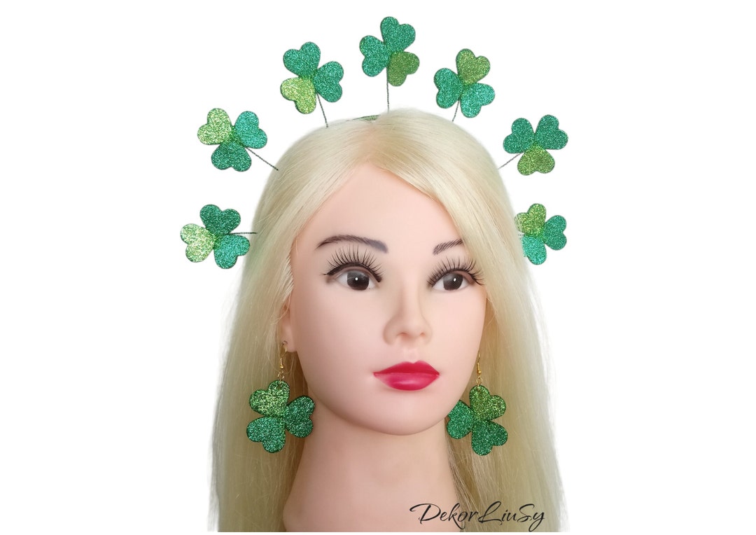 St. Patrick's Day Headband Shamrock Headpiece - Etsy