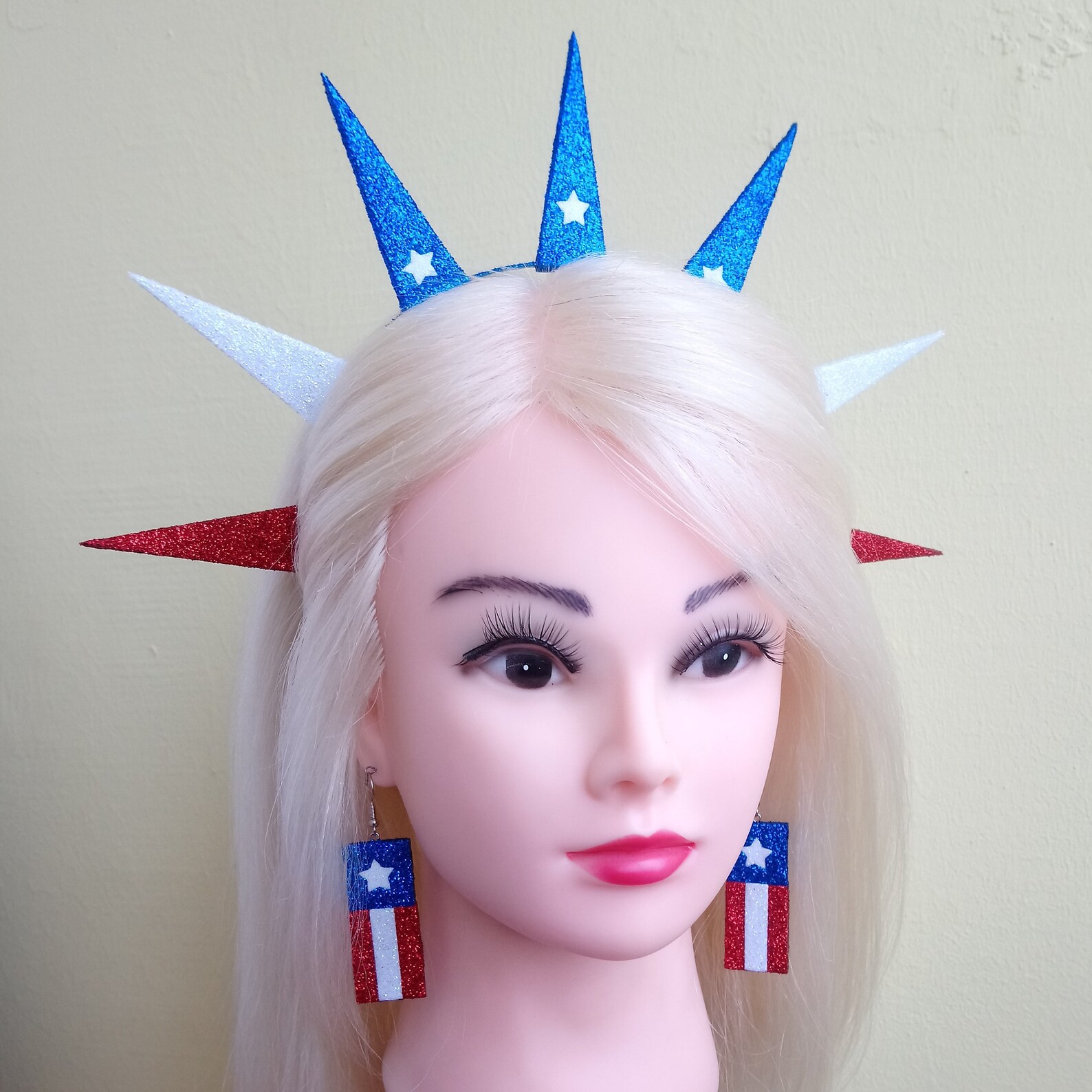 Statue Liberty Crown Patriotic Headpiece 4th July Headband - Etsy