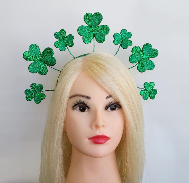 St. Patrick's Day Crown Shamrock Headband - Etsy