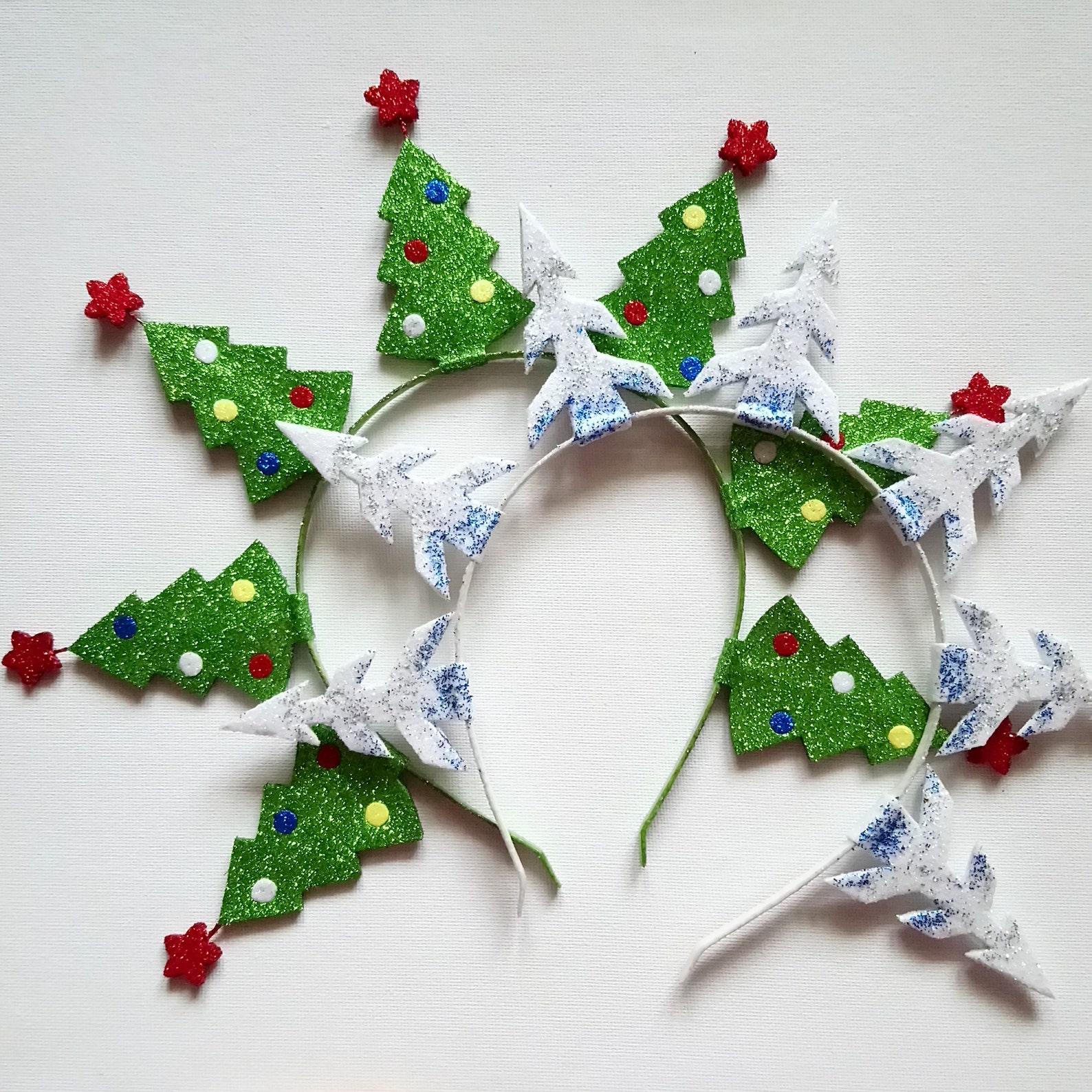 Snowflake Crown Headband Christmas Frozen Headpiece Glitter | Etsy