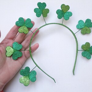St. Patrick's Day Headband Shamrock Headpiece - Etsy