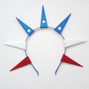 Statue Liberty Crown Patriotic Headpiece 4th July Headband - Etsy