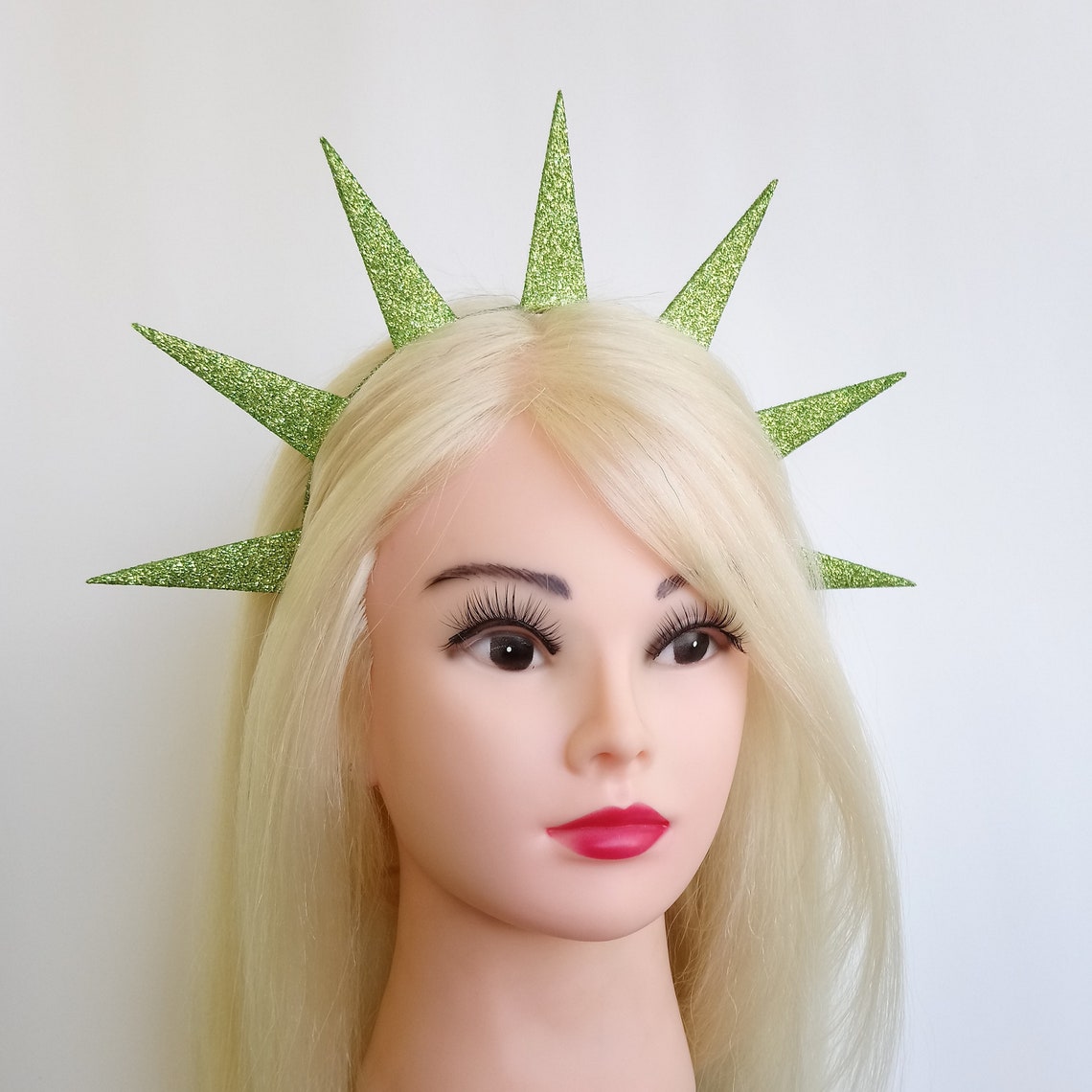 Statue Liberty crown Lady liberty glitter headband Patriotic | Etsy