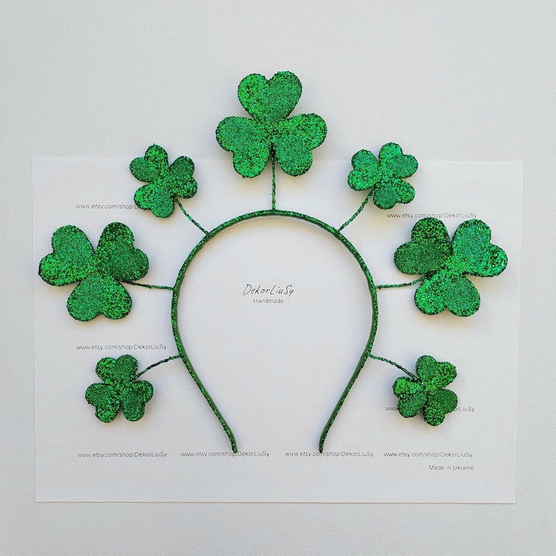 Shamrock Headband - Etsy