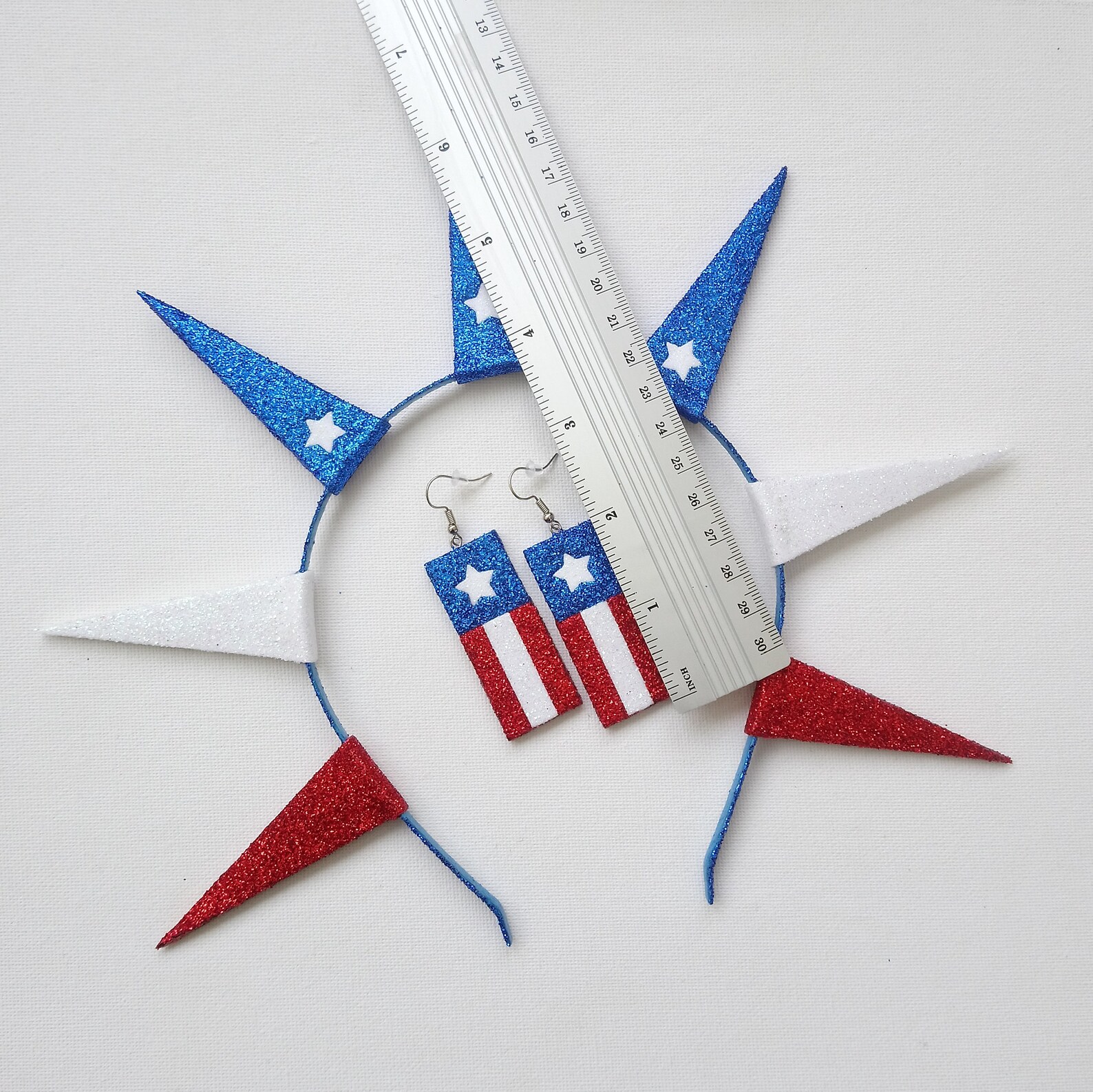 Statue Liberty Crown Patriotic Headpiece 4th July Headband - Etsy