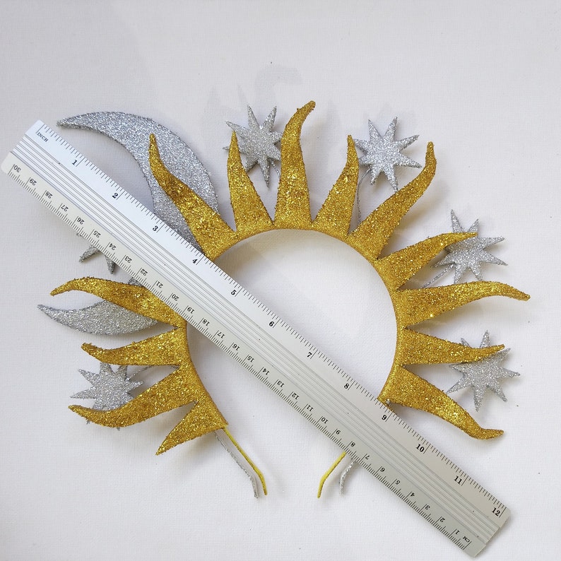 Set of Sun and Moon Headbands Halloween Crown | Etsy