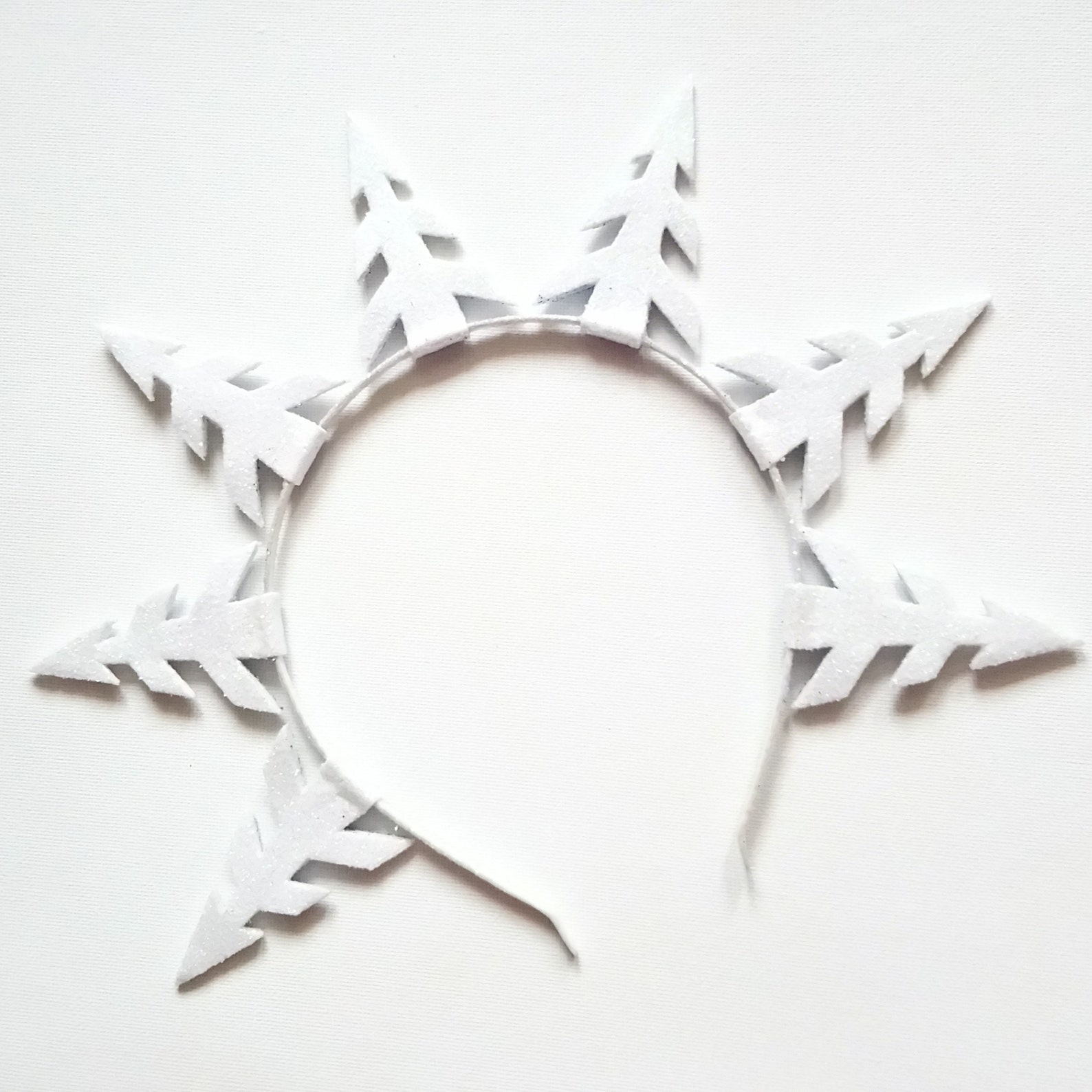 Snowflake Crown Headband Christmas Frozen Headpiece Glitter | Etsy