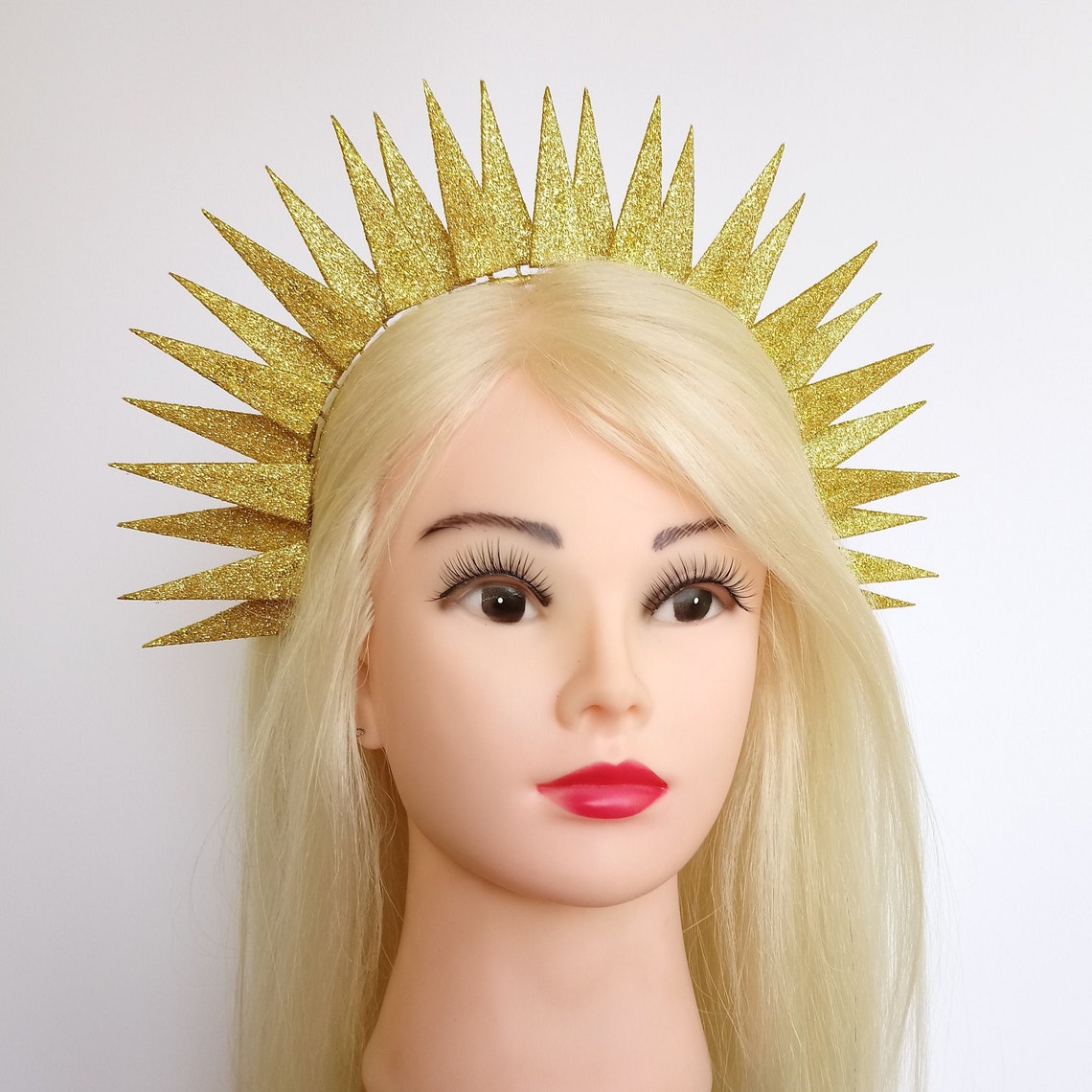 Gold Rays Crown Gold Sun Headband Sun Queen Headdress Sun Halo - Etsy UK