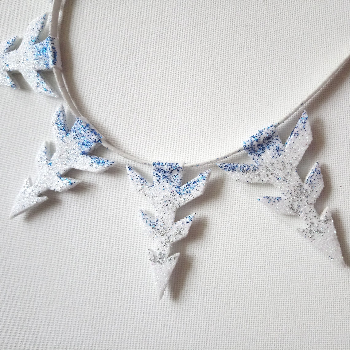 Snowflake Crown Headband Christmas Frozen Headpiece Glitter | Etsy