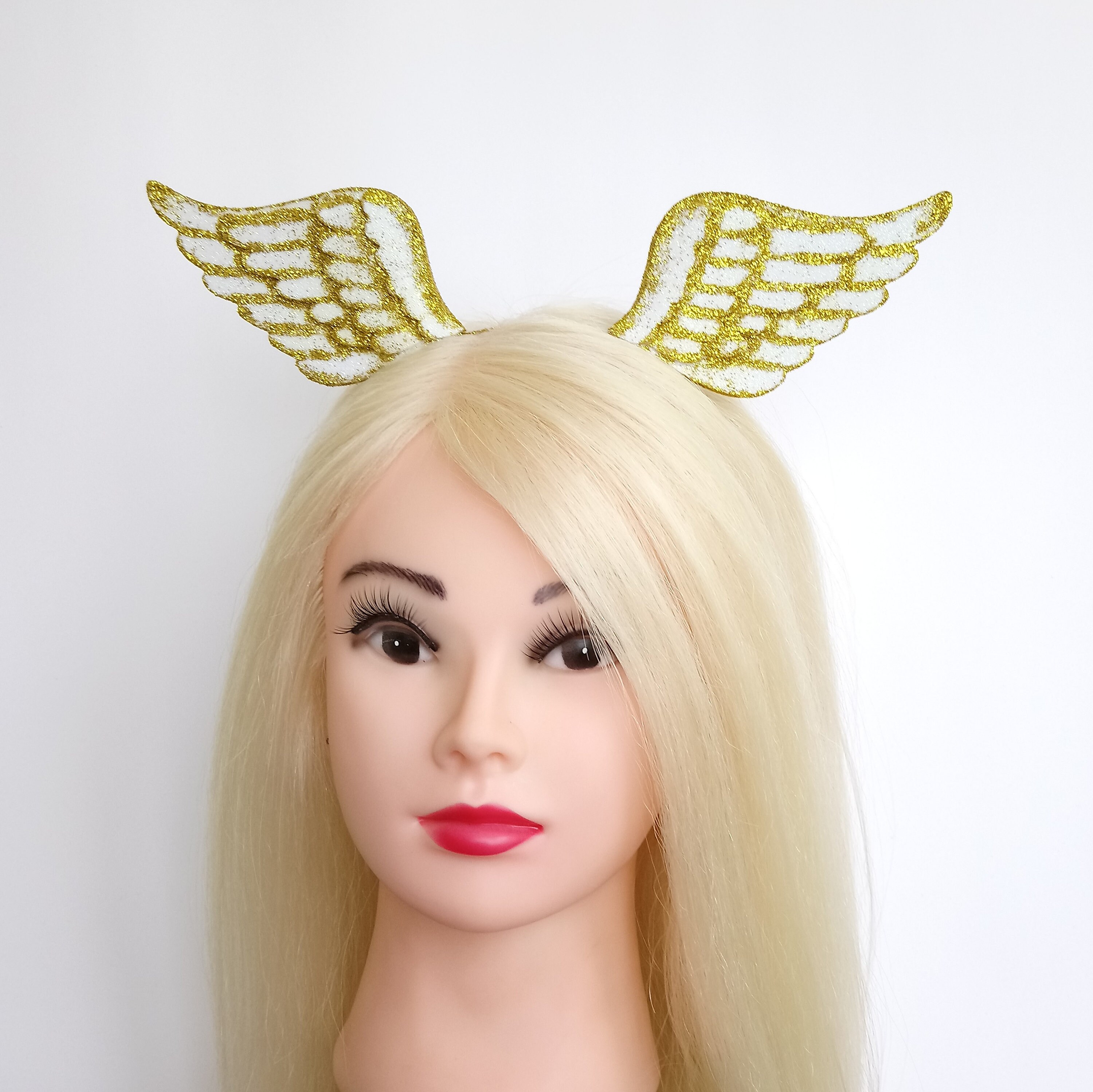 Angel Crown White Gold Wings Headband Silver Angel Wings - Etsy UK