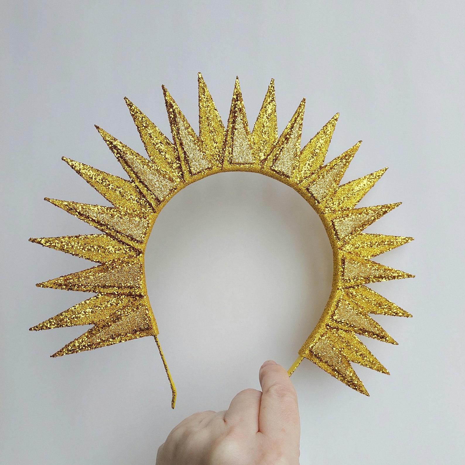 Gold Rays Crown Gold Sun Headband Sun Queen Headdress Sun Halo - Etsy