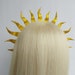 Halloween Gold Sun Crown Glitter Sun Halo Christmas Headband Celestial ...