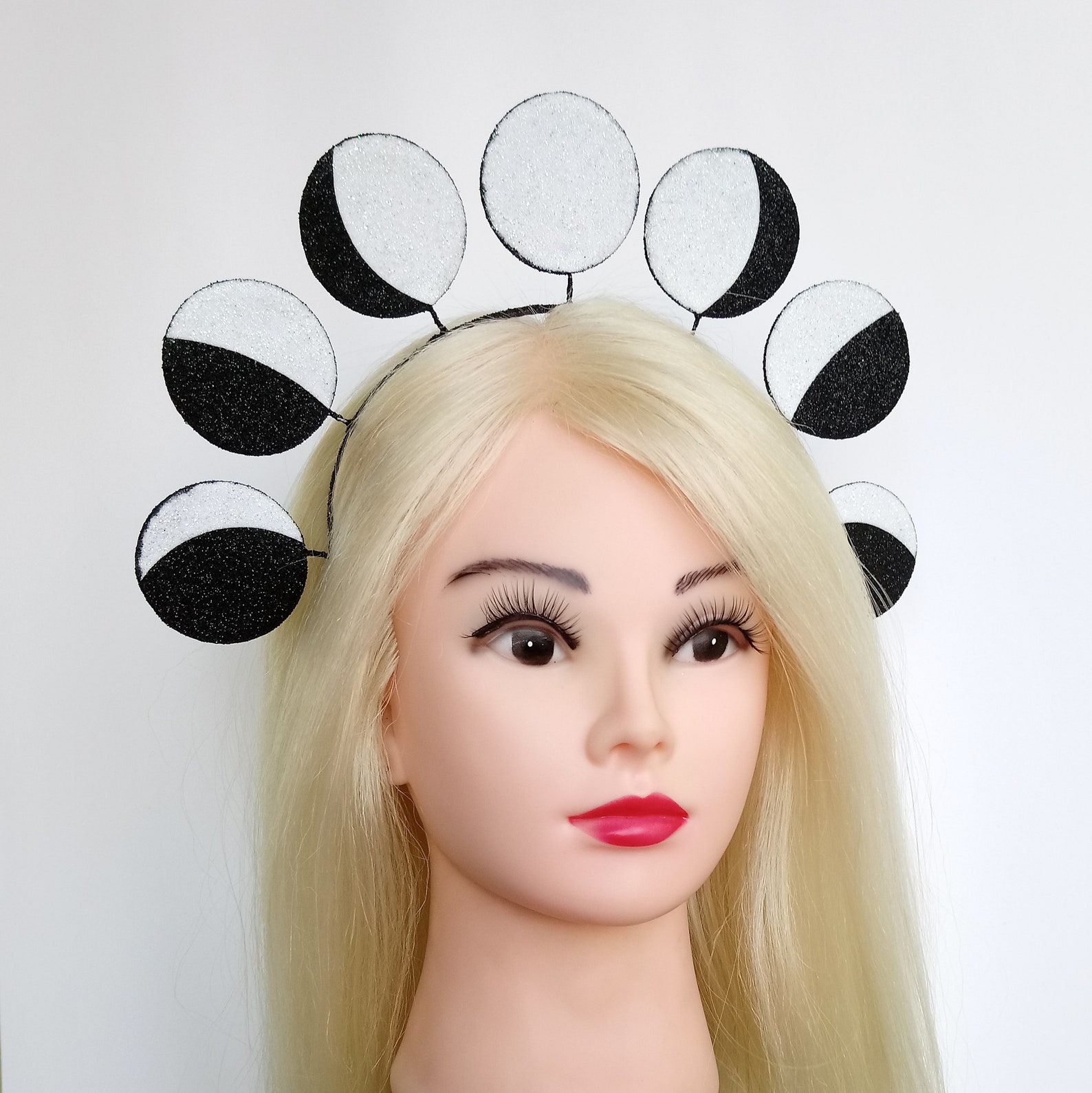Moon Phase Headpiece Celestial Moon Headband Witch Headdress | Etsy
