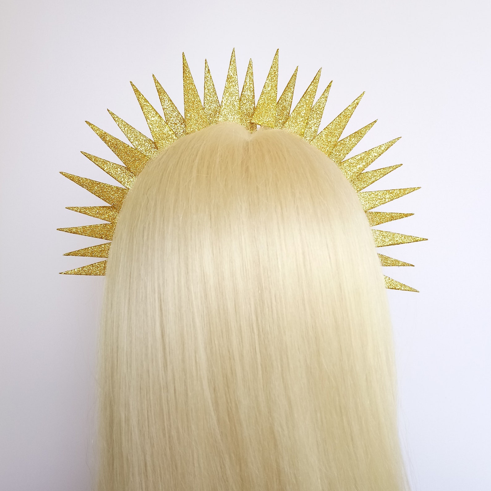 Gold Rays Crown Gold Sun Headband Sun Queen Headdress Sun Halo - Etsy