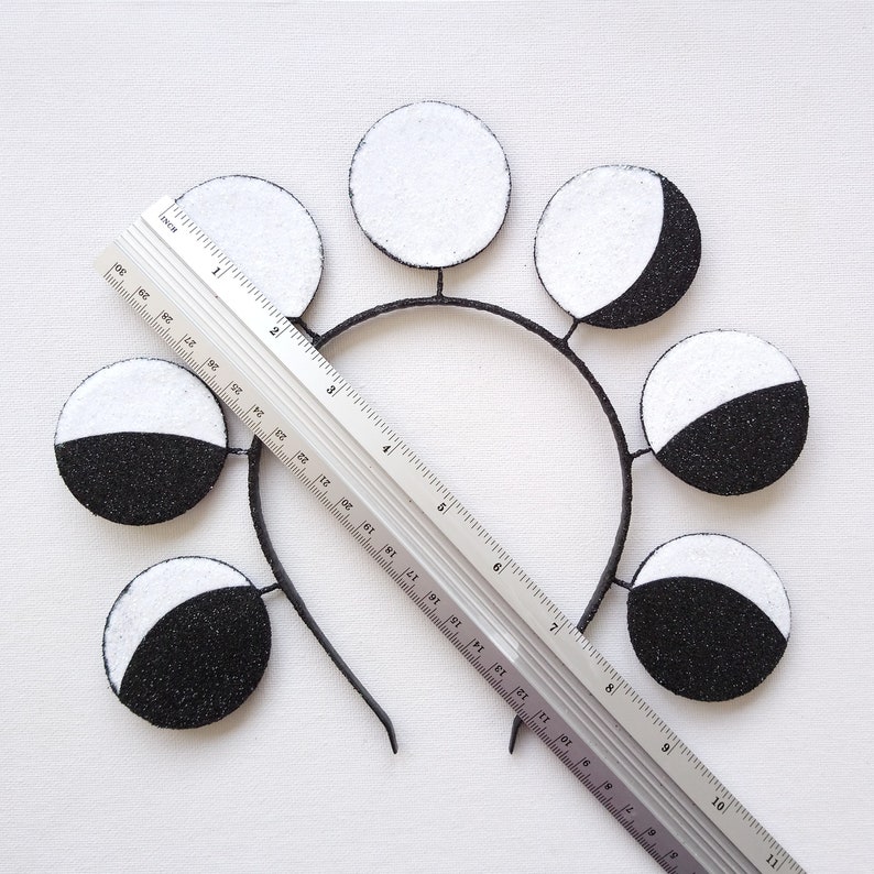 Moon Phase Headpiece Celestial Moon Headband Witch Headdress - Etsy