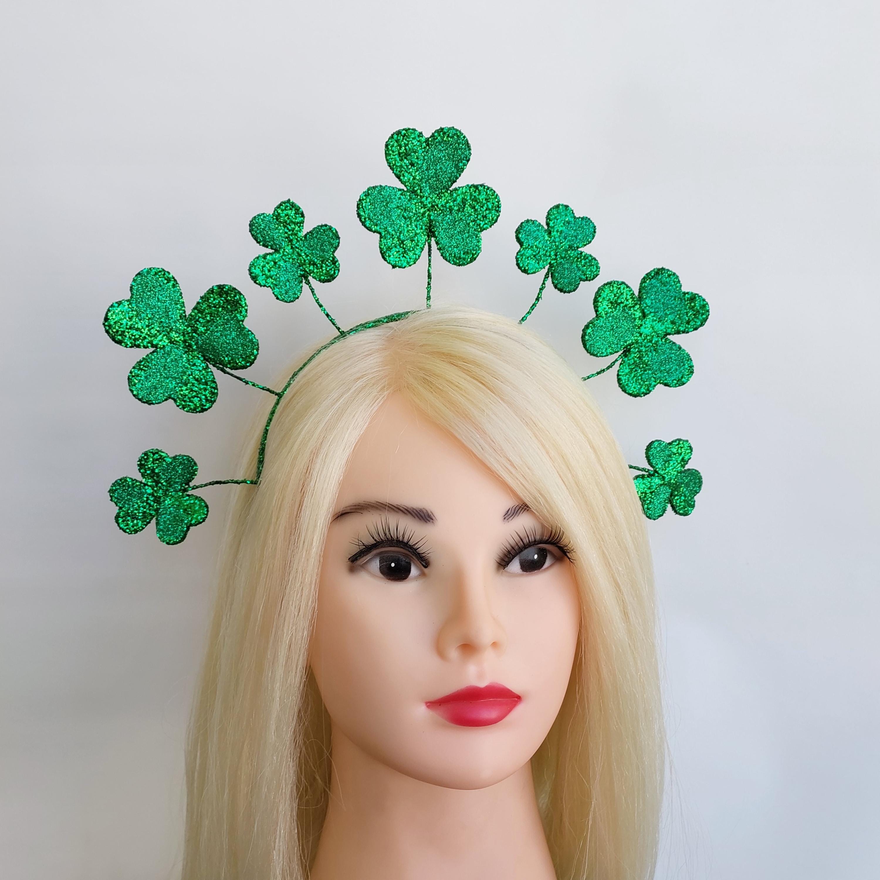 St. Patrick's Day Crown Shamrock Headband - Etsy