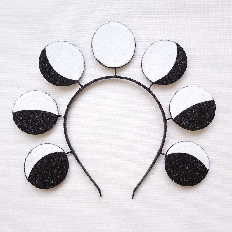 Moon Phase Headpiece Celestial Moon Headband Witch Headdress - Etsy