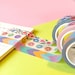 Smiley Face Washi Tape Illustrated Multicolour Smiley - Etsy