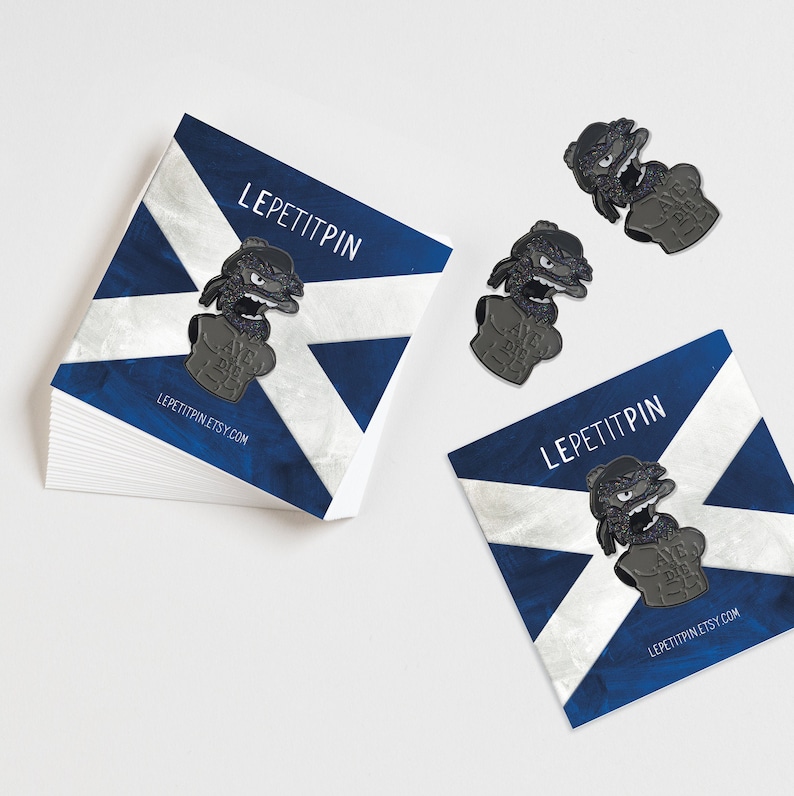 Aye or Die Groundskeeper Willie Glitter Lapel Pin The | Etsy