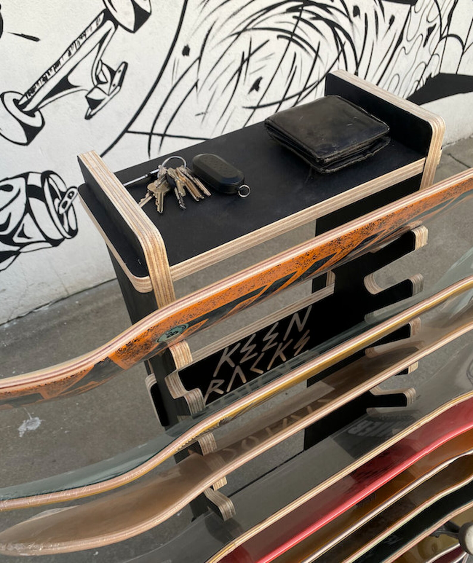 Keen Rack Free Standing Skateboard Rack - Etsy