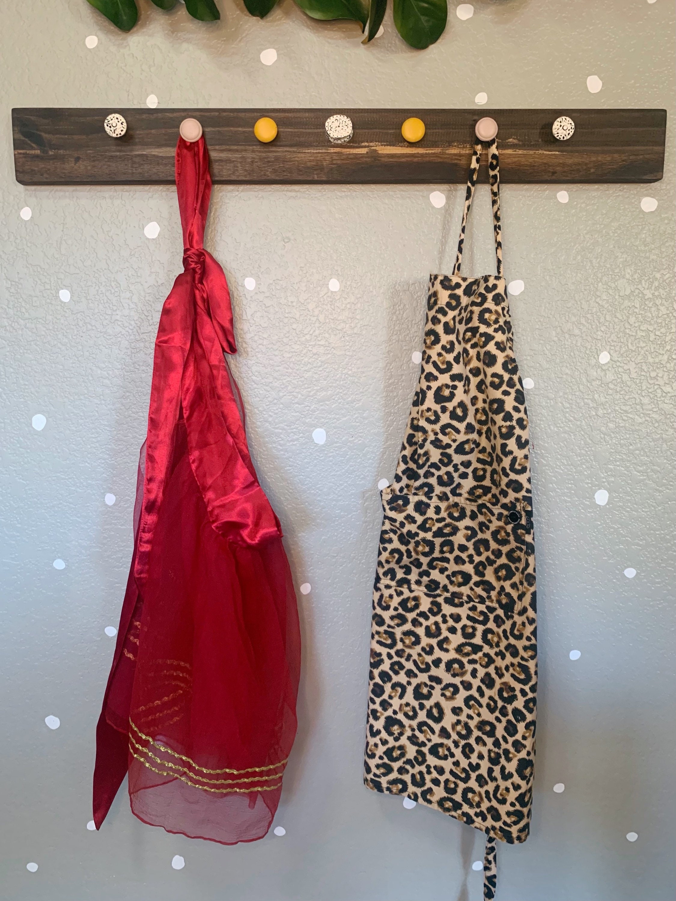 Boho Farmhouse Neutral Mountable Hook Rack by Decorating The | Etsy