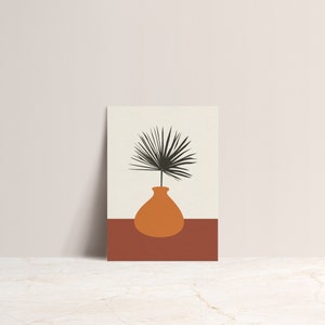 Palm Postcard Collection, Set of 4 or 8 Postcards Abstract Art Art ...