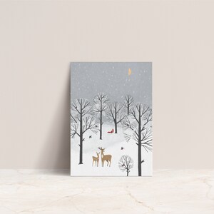 Winter Wonderland Postcard Set and Sticker Sheet Bundle | Winter ...