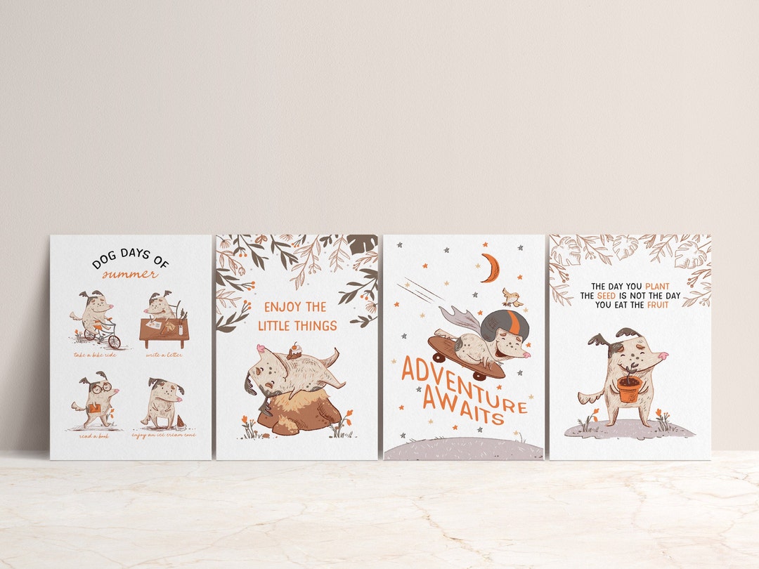 Dog Days of Summer Postcards | Set of 4 or 8 | Pen Pal Gift ...