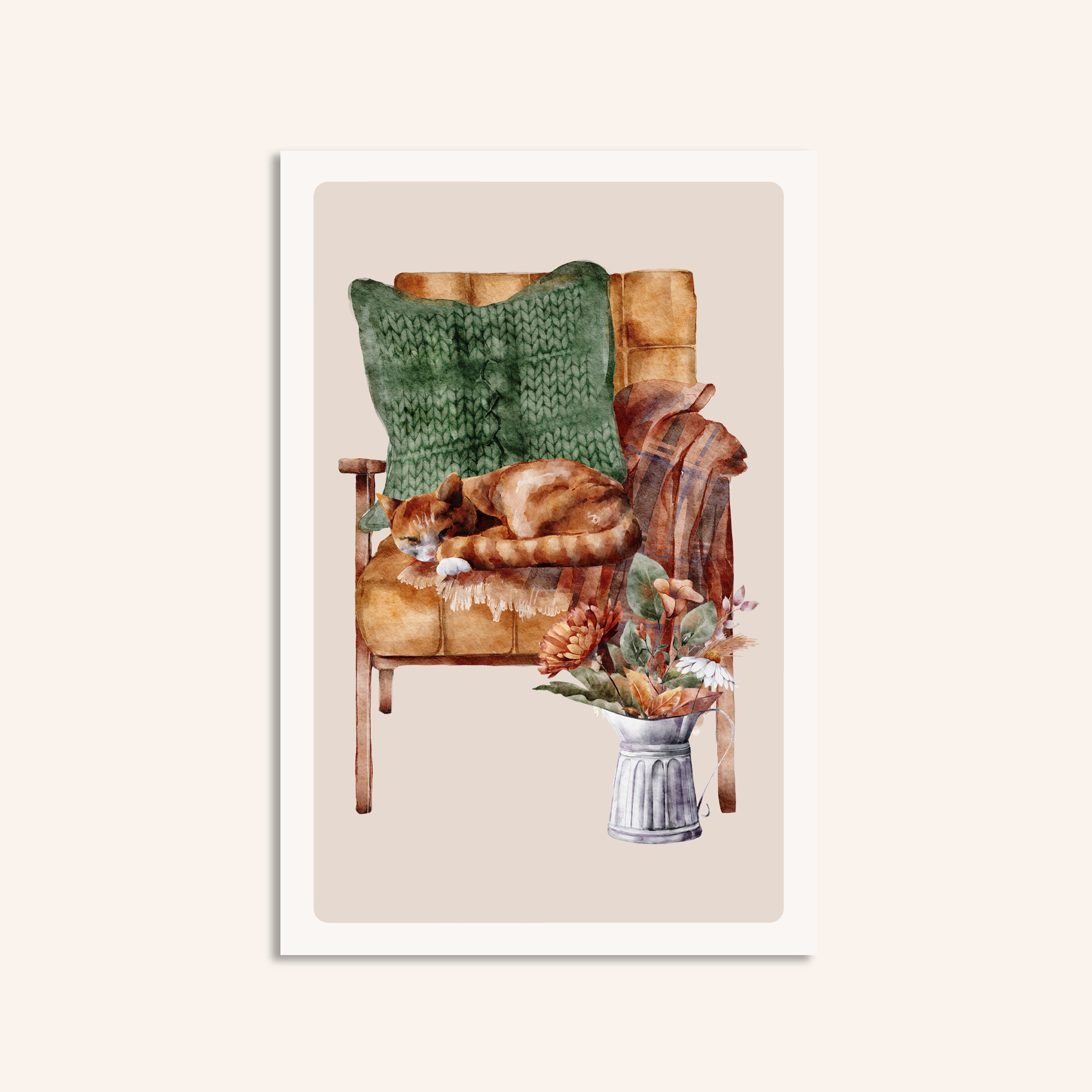 Cottage Harvest Autumn Postcard Set of 4 or 8 Postcards Fall - Etsy