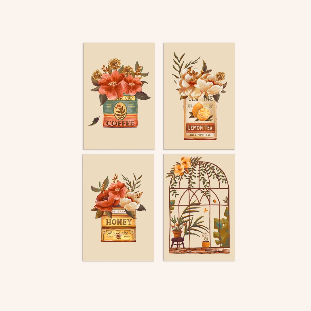 Tin Can Sonnets Postcard Collection | Vintage-inspired Postcard Set of ...