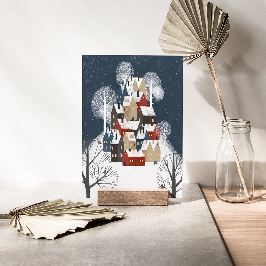 Winter Wonderland Postcard Set | Christmas Postcard Pack, Set of 4 or 8 ...