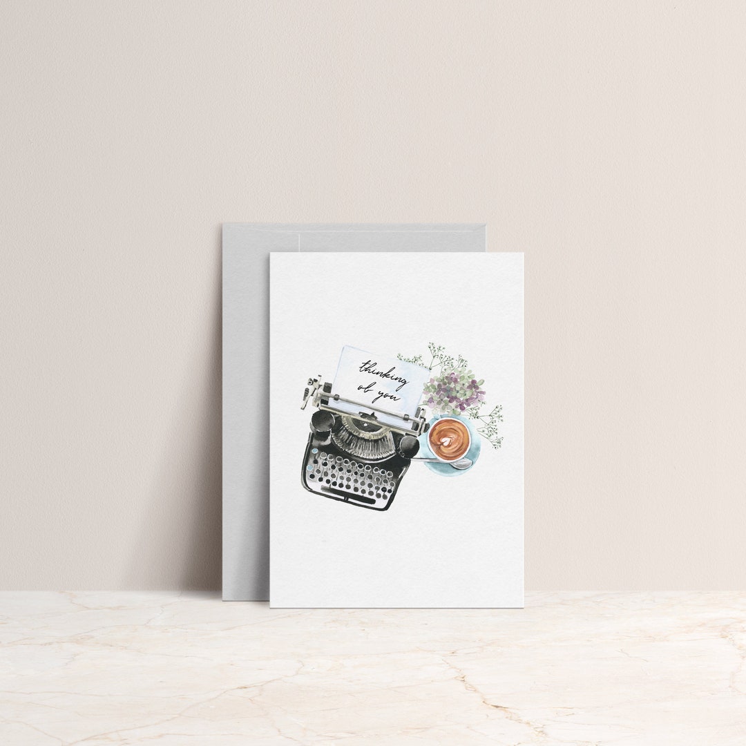 Vintage Thinking of You Card Cottagecore Just Because Card - Etsy