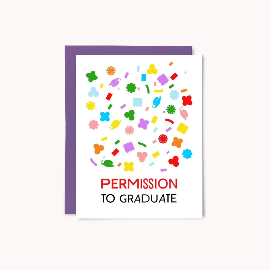 Congratulations Graduation Card | Permission to Graduate | Kpop ...