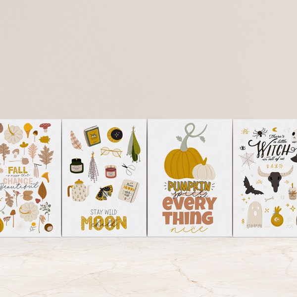 Halloween Postcard - Etsy