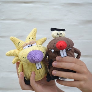 Crochet Pattern the Angry Beavers , Pdf File (english) - Etsy