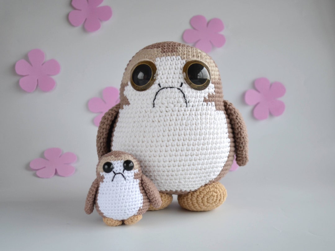 Porg Big Amigurumi Toy Crochet Porg - Etsy Canada