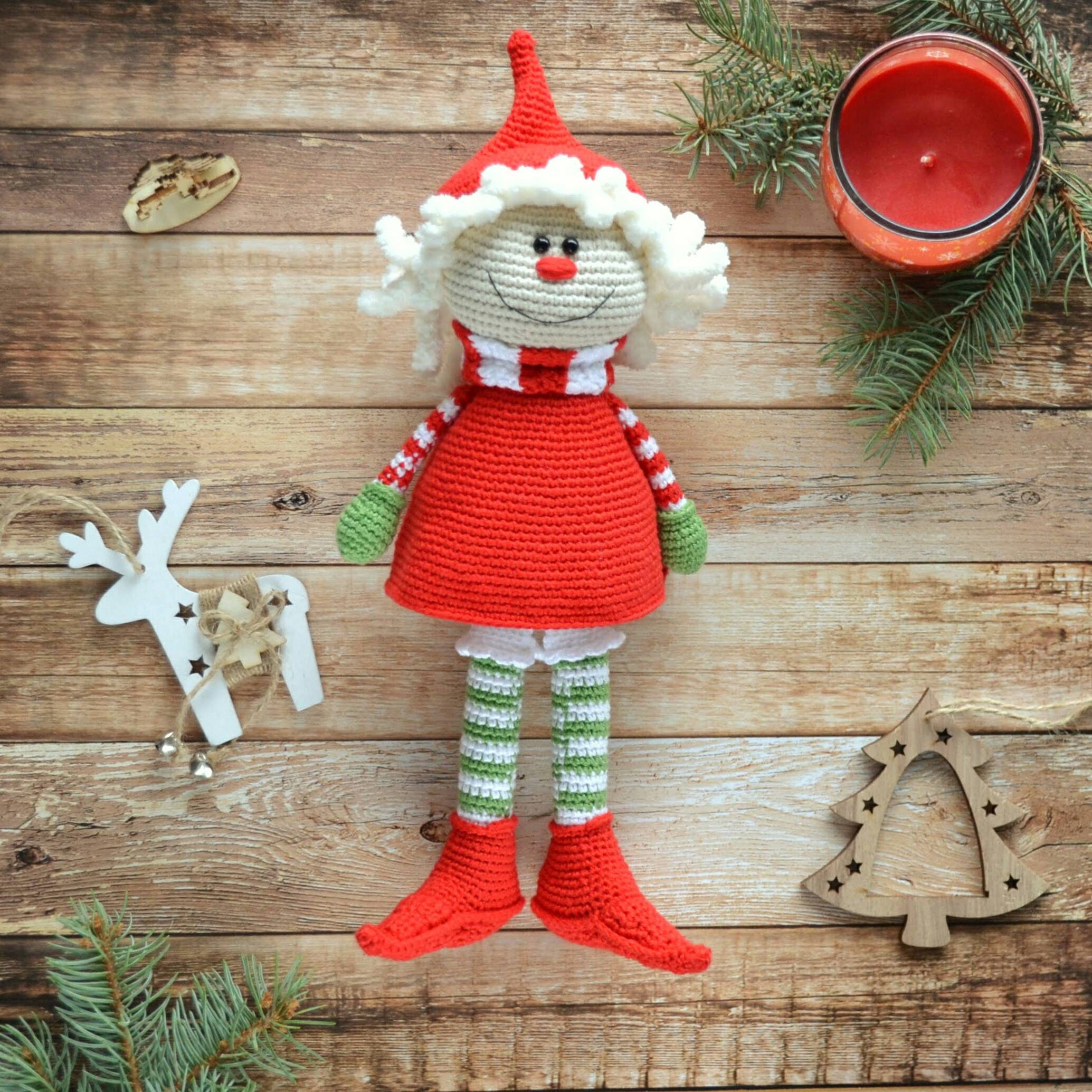 Christmas Elf Doll Crochet Pattern pdf Crochet Elf | Etsy