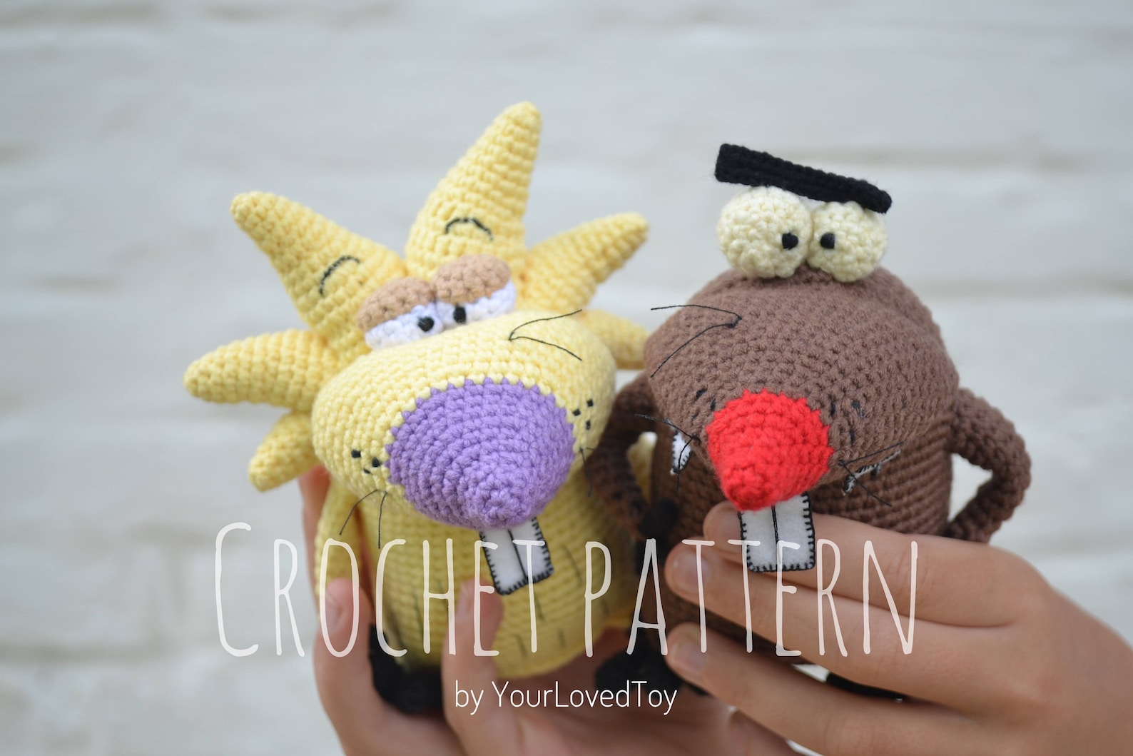 Crochet Pattern the Angry Beavers , Pdf File - Etsy