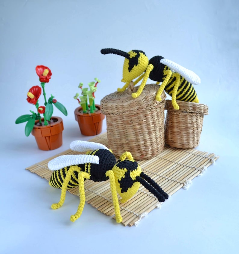 Amigurumi Wasp, Wasp Crochet - Etsy