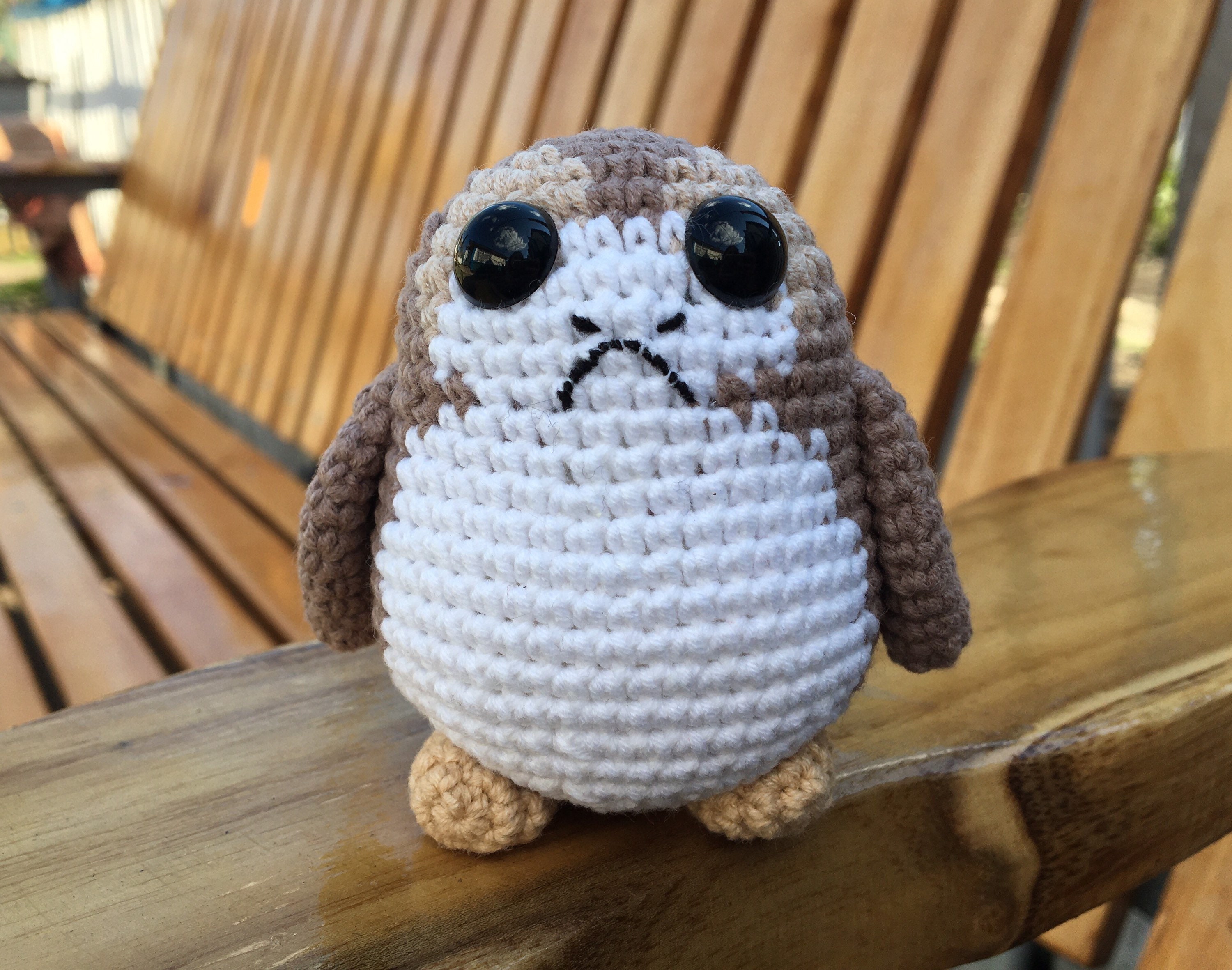 Porg Mini Amigurumi Toy Crochet Porg 1 PC | Etsy