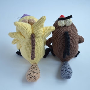 Crochet Pattern the Angry Beavers , Pdf File (english) - Etsy