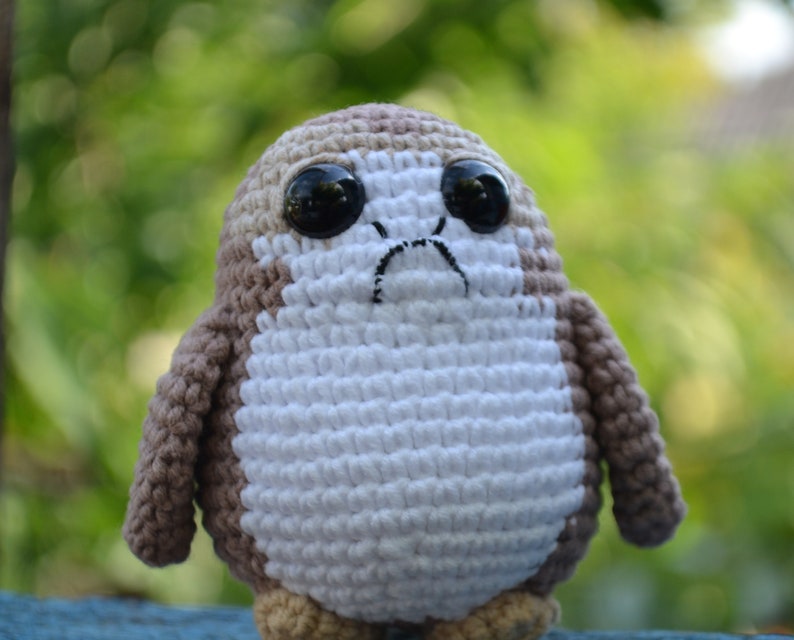 Crochet pattern Porg pdf file | Etsy