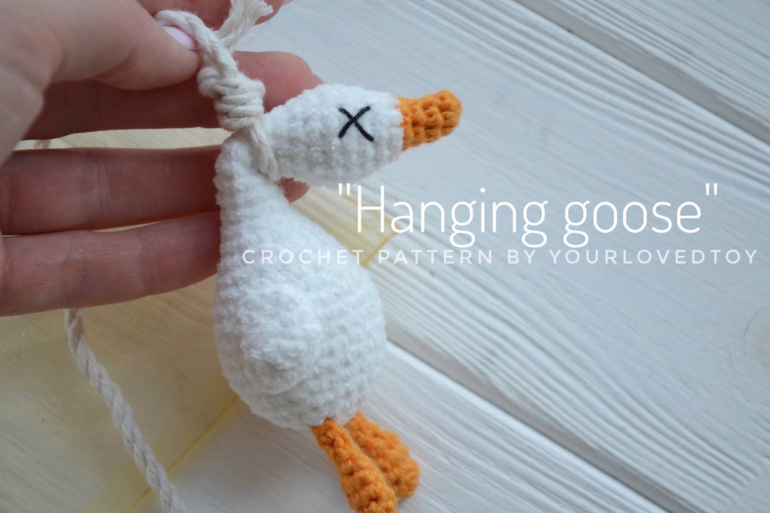 Hanging Goose Crochet Pattern, Amigurumi Goose - Etsy